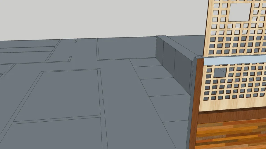 wood partition | 3D Warehouse