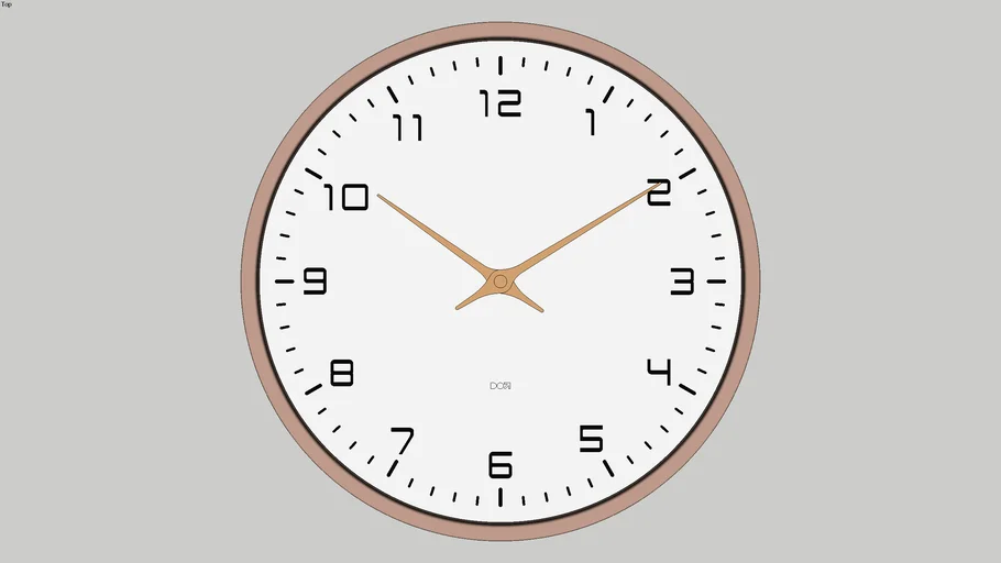 Wall Clock DOT061223A | 3D Warehouse