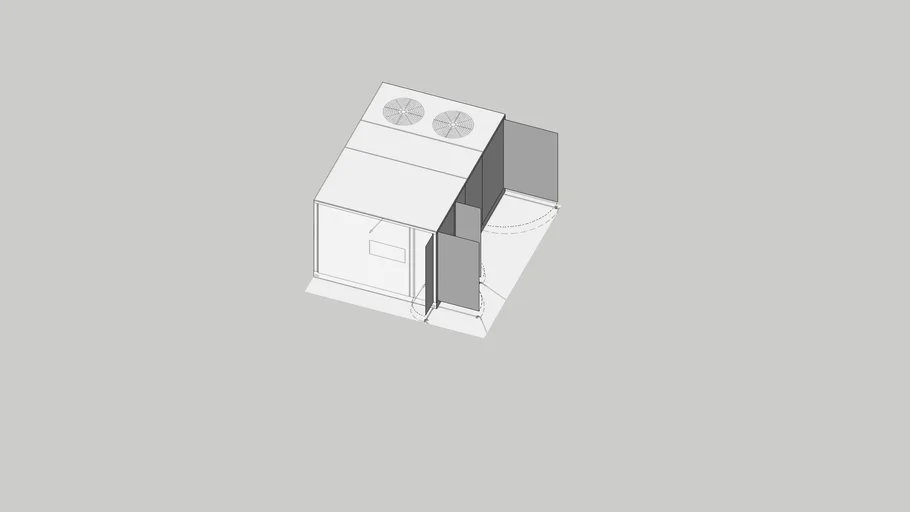 20 ton RTU Rooftop Unit | 3D Warehouse