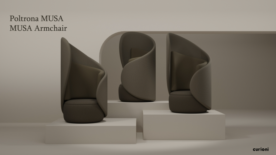 Musa Armchair Poltrona Musa - Tiago Curioni | 3D Warehouse