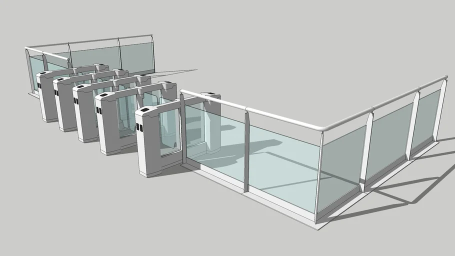 Access Control Gates | 3D Warehouse