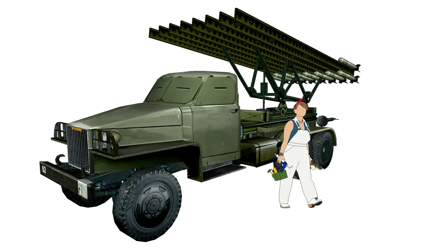 Studebaker BM13 U3 Катюша (2) | 3D Warehouse