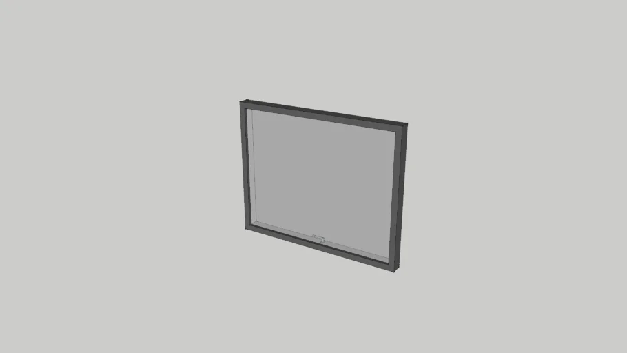 Simple window - 1500x1200 mm. | 3D Warehouse