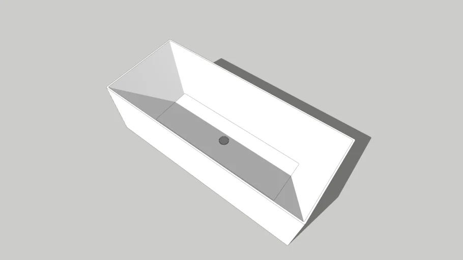 Uno Duo Freestanding Bath | 3D Warehouse