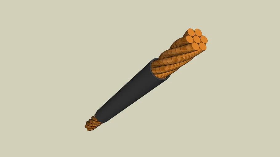 A section of cable | 3D Warehouse