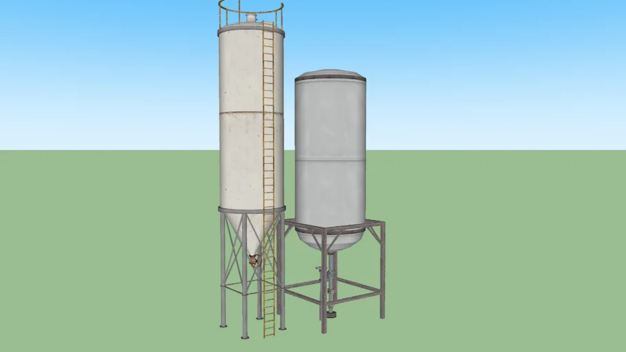 Feed storage tanks | 3D Warehouse