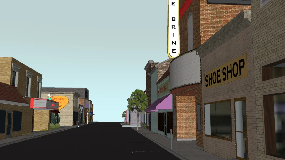 Main Street Area (Quahog, RI); 6th Update (05/14/3020) | 3D Warehouse