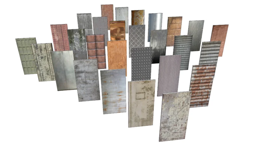 Black Metal Texture Sketchup