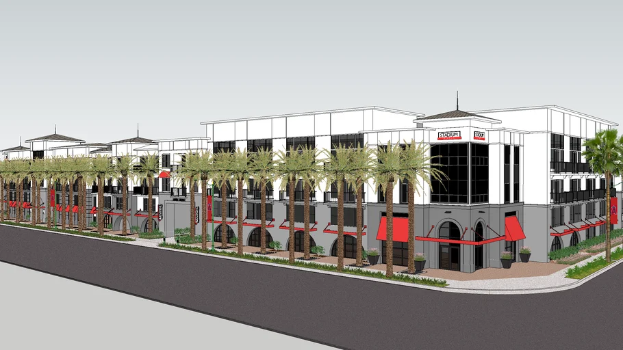 Stadium Lofts Platinum Triangle Anaheim California | 3D Warehouse