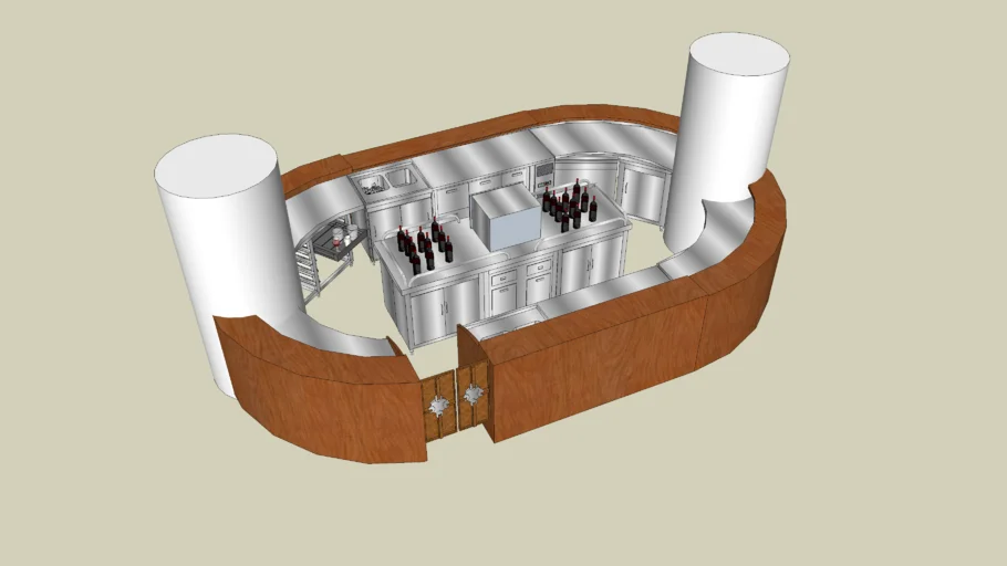 inox bar design | 3D Warehouse