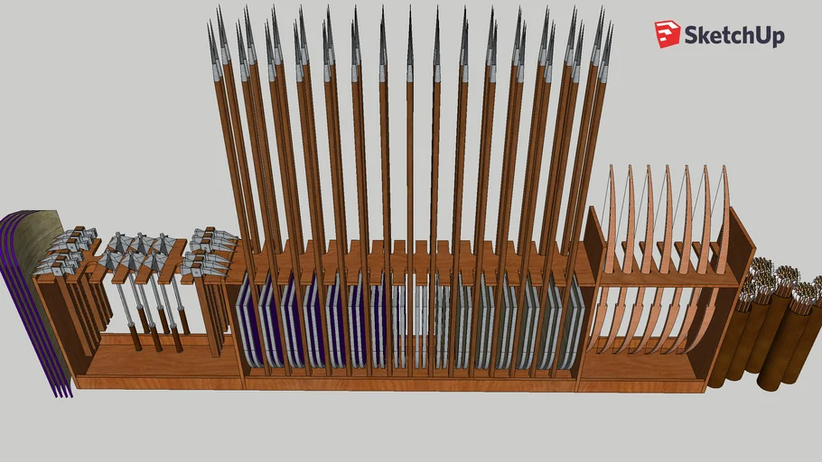 weapons rack | 3D Warehouse