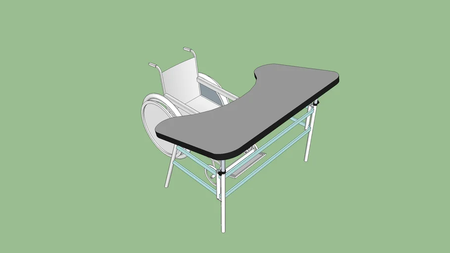 ALVIN Reflex Table - Dimensions changed | 3D Warehouse