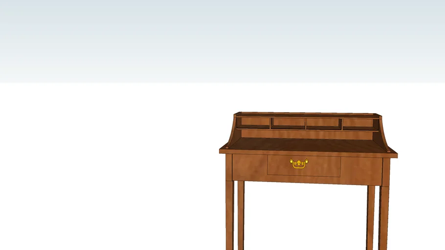 Small Writing Desk | 3D Warehouse