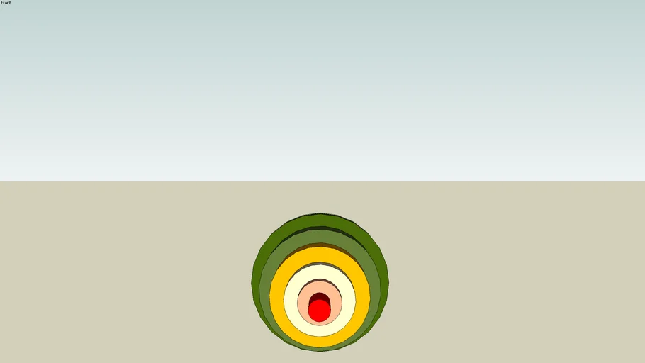 archery target | 3D Warehouse