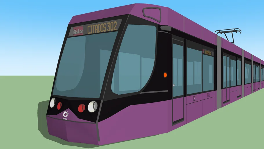 Tramway Citadis 302 Fictif | 3D Warehouse
