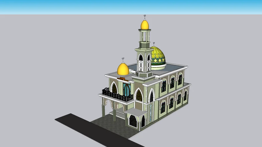 MASJID raudhatul jannah | 3D Warehouse