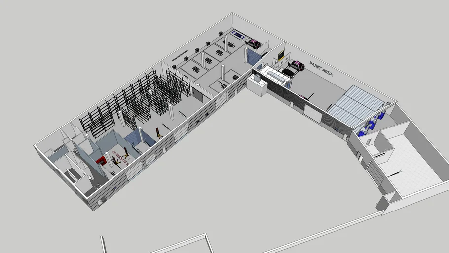 Body & Paint workshop | 3D Warehouse