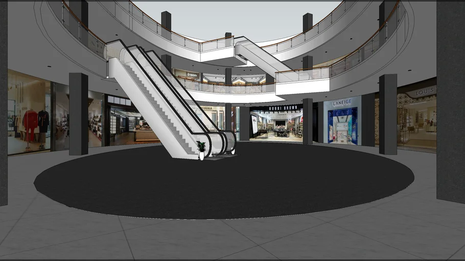 SHOPPING CENTER (Exhibition Hall) | 3D Warehouse