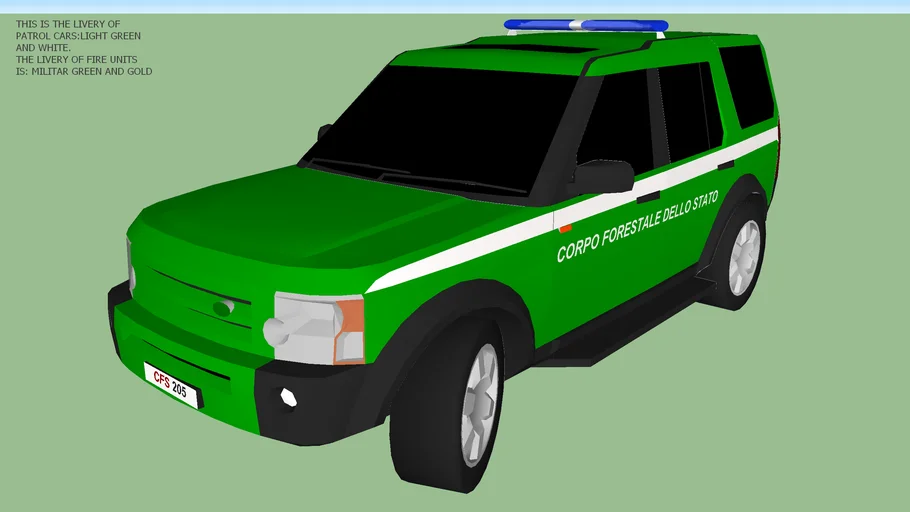 CORPO FORESTALE ITALIANO-ITALIAN FORESTAL RANGERS DISCOVERY3 | 3D Warehouse