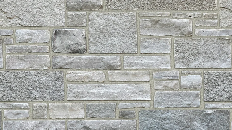 'Fond du Lac Rockwood' (Nantucket Joint) Seamless Natural Stone Veneer ...