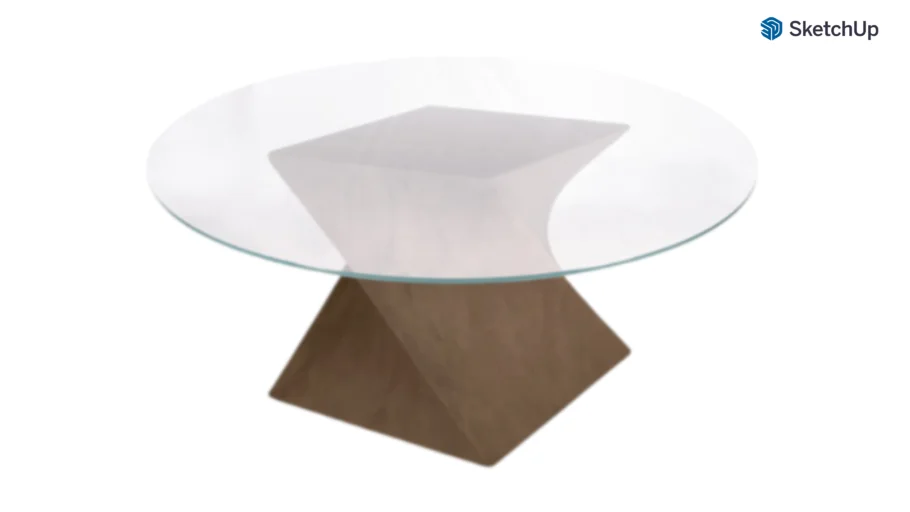 Mesa de Jantar Vortex - Yby | 3D Warehouse