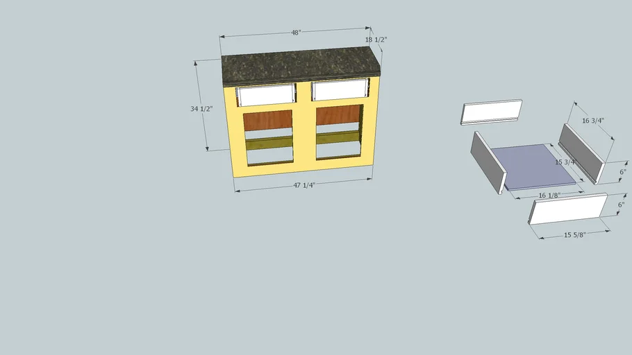 Counter | 3D Warehouse