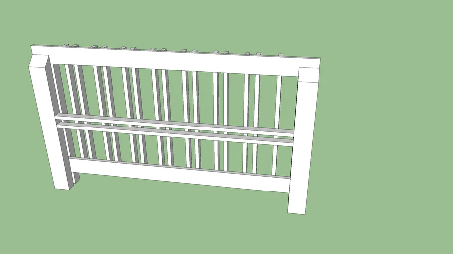 Craftsman style doubled double 2x2 | 3D Warehouse