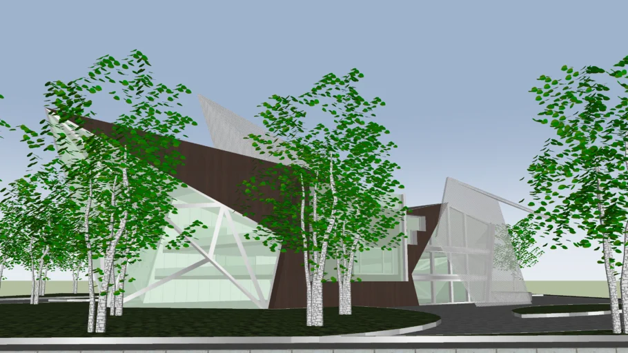 modern office building | 3D Warehouse