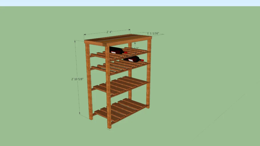 Wine Rack | 3D Warehouse