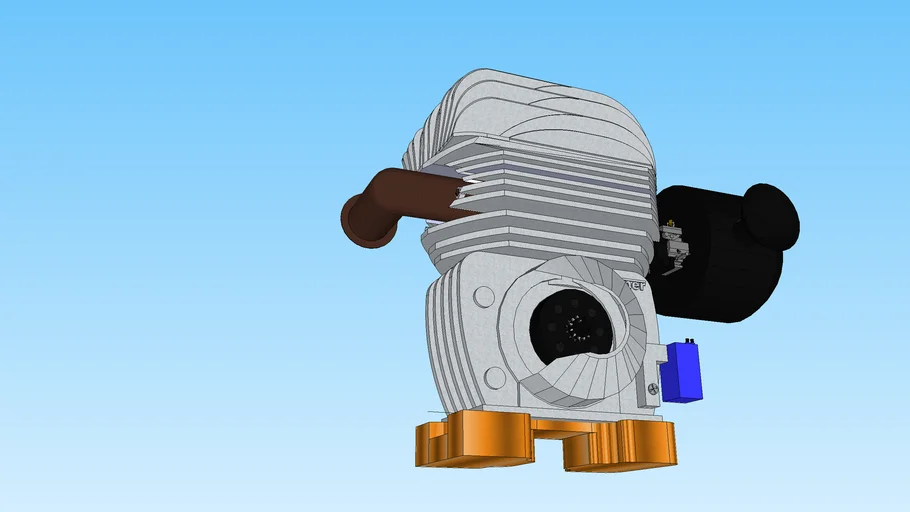 comer 100cc go kart engine | 3D Warehouse