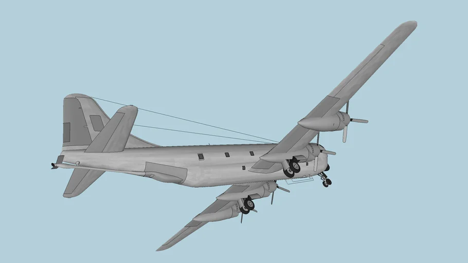 Boeing KC-97 Stratofreighter - Template | 3D Warehouse