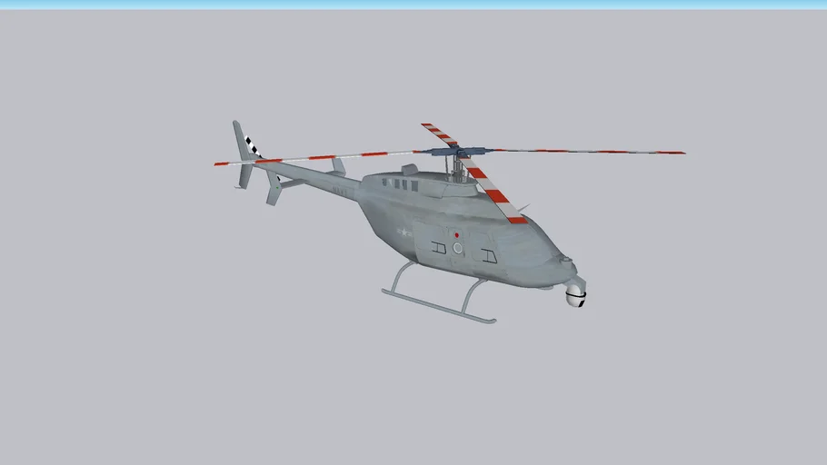 Northrop Grumman MQ-8C Fire Scout Helicopter Drone | 3D Warehouse