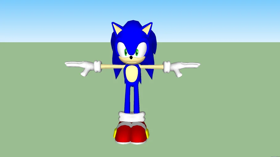 sonic SSBB rip | 3D Warehouse