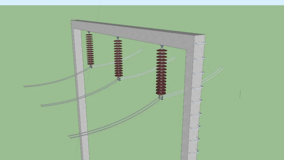 substation pylon | 3D Warehouse
