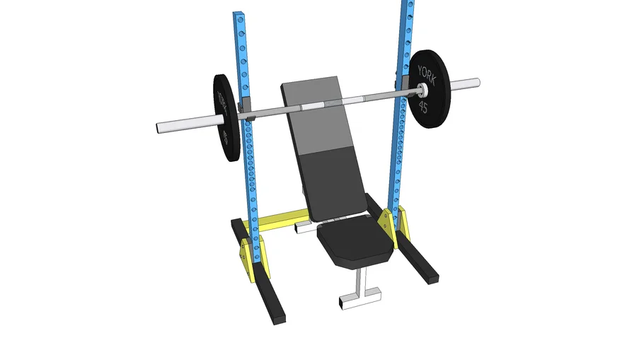 Bench+and+Barbell.skp | 3D Warehouse