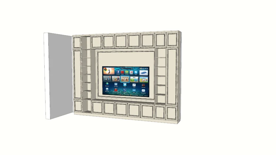 classic tv unit | 3D Warehouse
