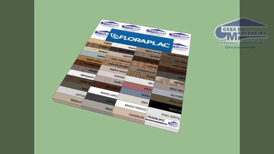 TEXTURAS MDF FLORAPLAC | 3D Warehouse