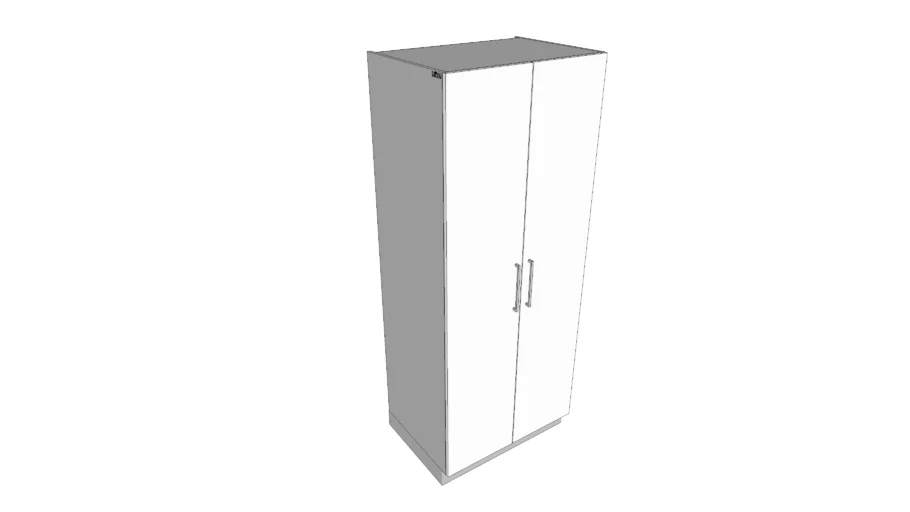 Tall Storage Cabinet w/2 Side By Side Doors – multi doors styles ...