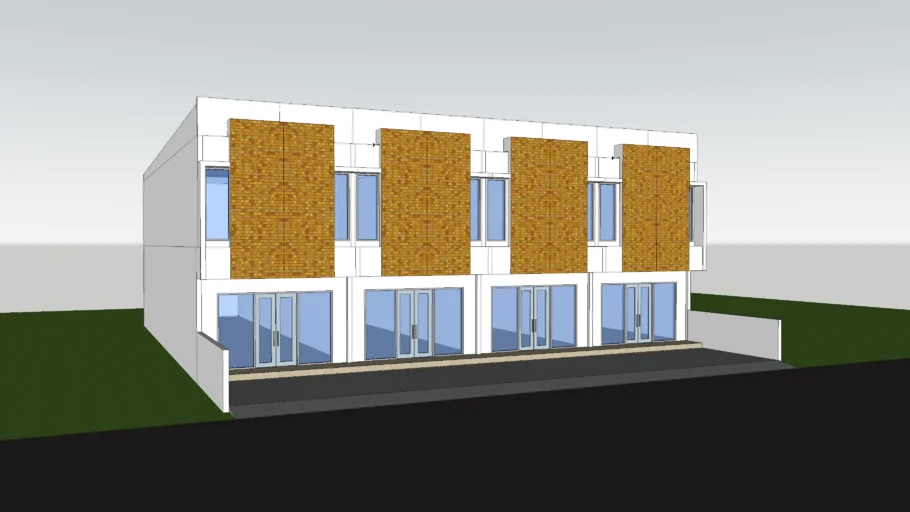 Ruko 5x20m | 3D Warehouse