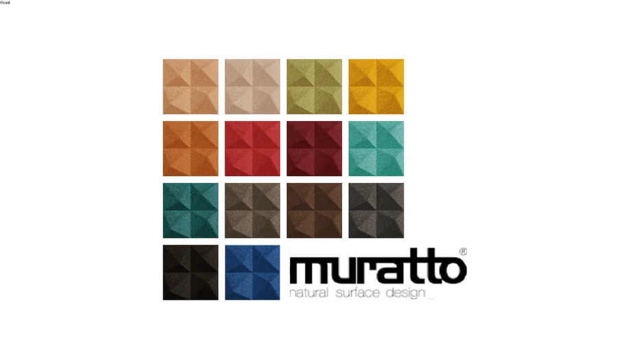 muratto Organic Blocks-PEAK 25*25+cork+Acoustic panels+Sound-absorbing ...