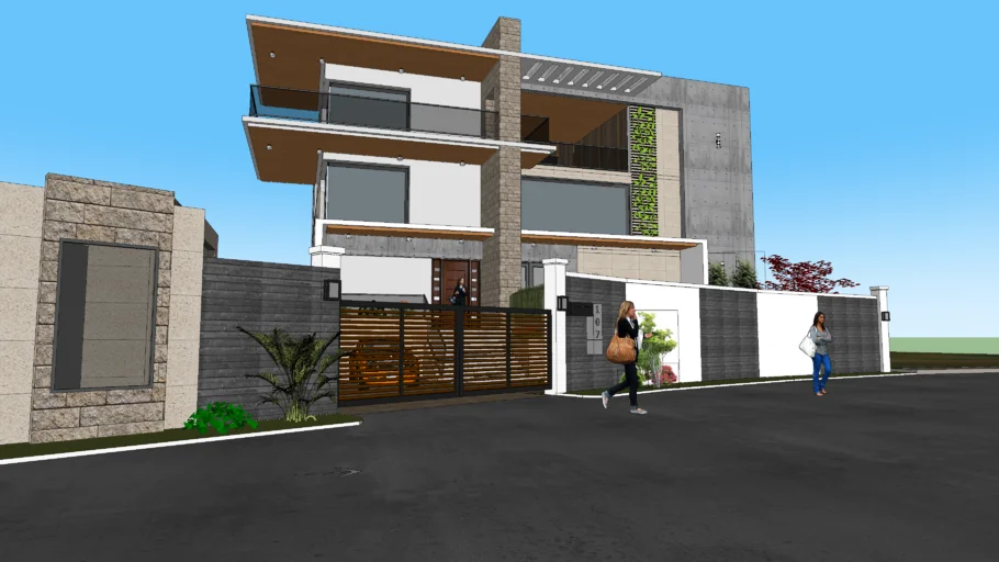 duplex three floors | 3D Warehouse