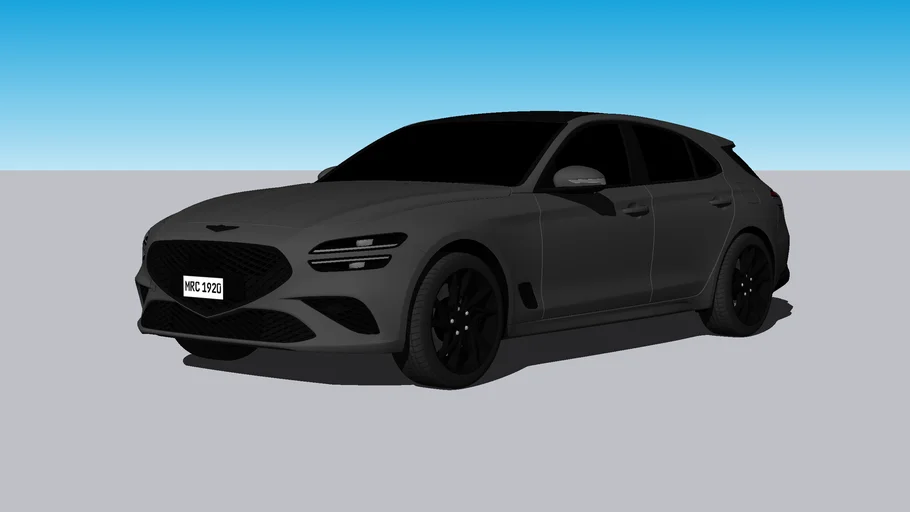 2022 Genesis G70 Shooting Brake | 3D Warehouse