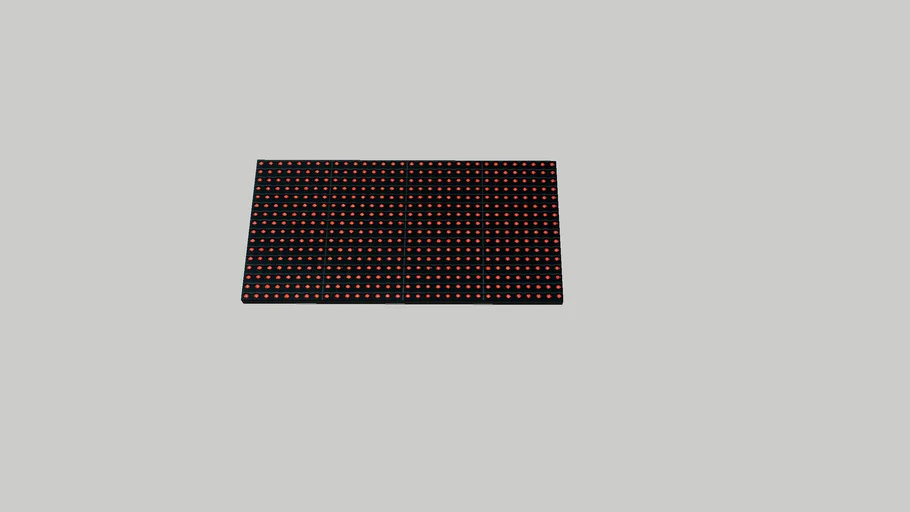 P10 Red module 32x16 | 3D Warehouse