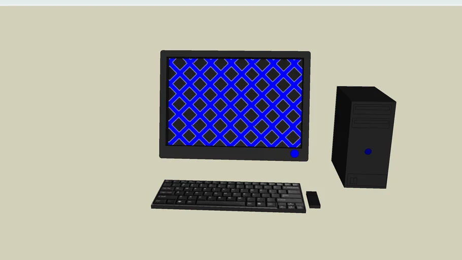 Desktop Computer | 3D Warehouse
