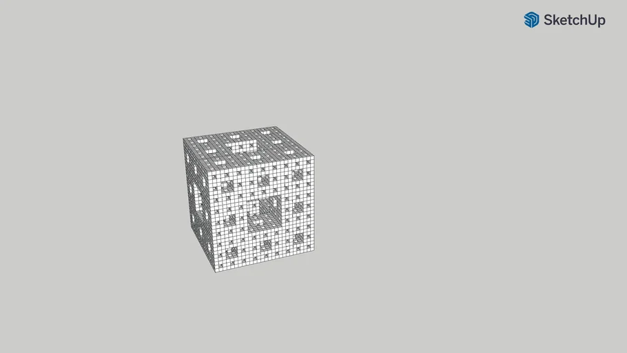 esponja de menger | 3D Warehouse