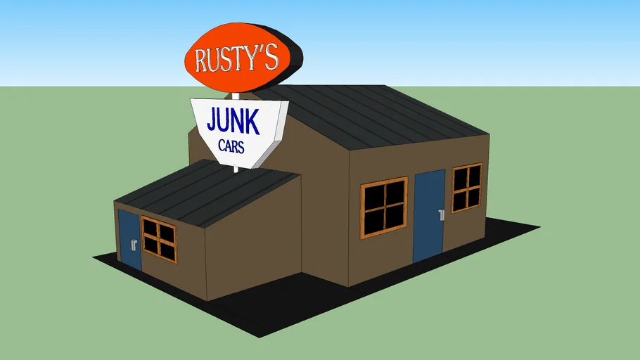car town junk yard | 3D Warehouse