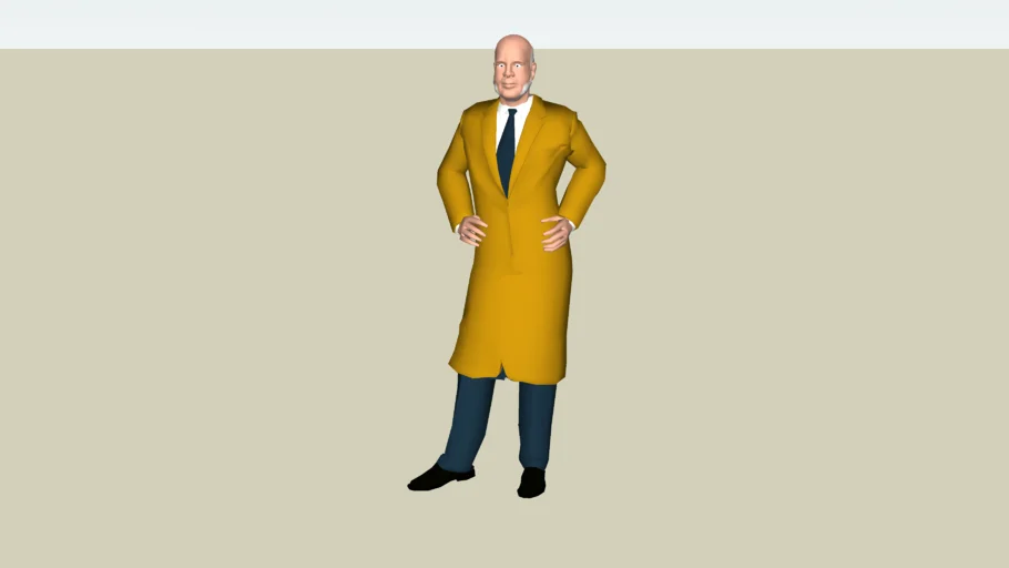 3D People - Police Chief Gordon | 3D Warehouse