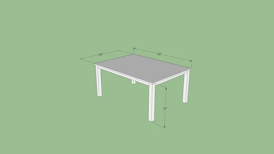 Dinning Table | 3D Warehouse