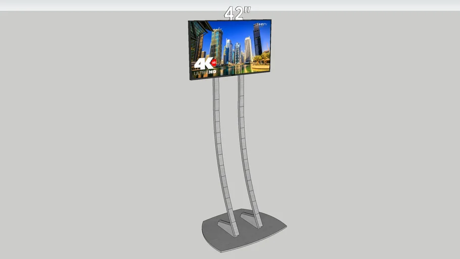 42' Samsung LED UHD TV Screen/Monitor/Display with Parabella Stand | 3D ...