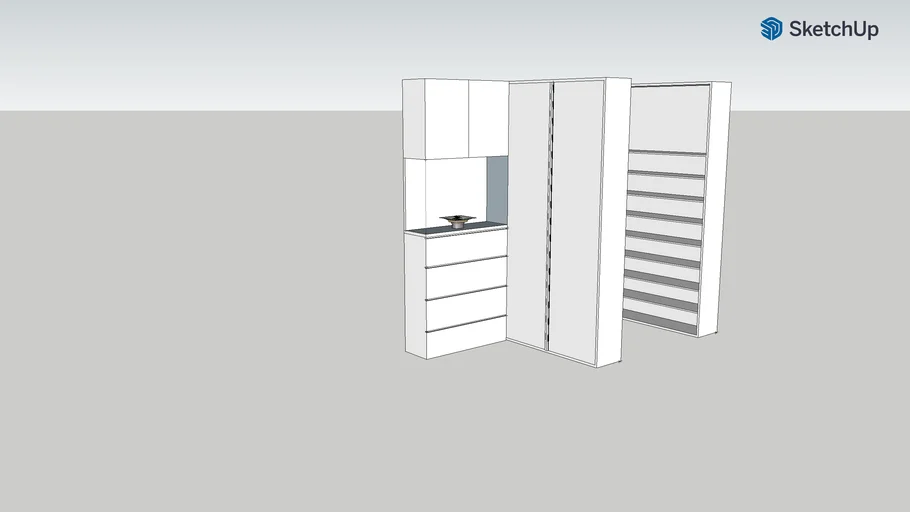 Rak Kasut | 3D Warehouse